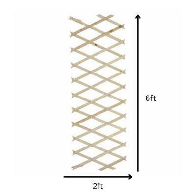 Marco Paul Wooden Expanding Trellis Garden Wall Trellis for Climbing ...