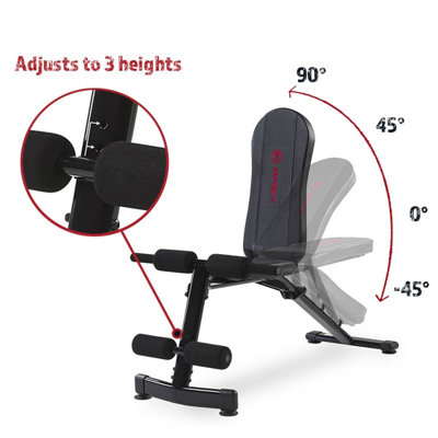 MARCY ECLIPSE UB3000 FOLDABLE DELUXE UTILITY WEIGHT BENCH
