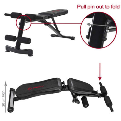 MARCY ECLIPSE UB3000 FOLDABLE DELUXE UTILITY WEIGHT BENCH
