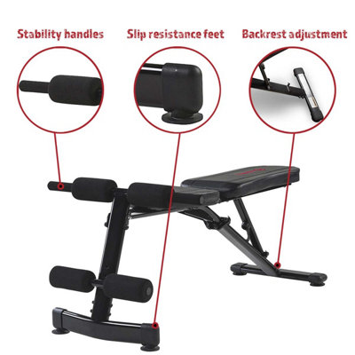 MARCY ECLIPSE UB3000 FOLDABLE DELUXE UTILITY WEIGHT BENCH