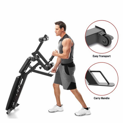 MARCY ECLIPSE UB9000 ADJUSTABLE WEIGHT UTILITY BENCH AND LEG DEVELOPER