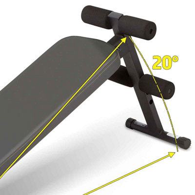 MARCY JD1.2 ABDOMINAL SLANT BOARD BENCH