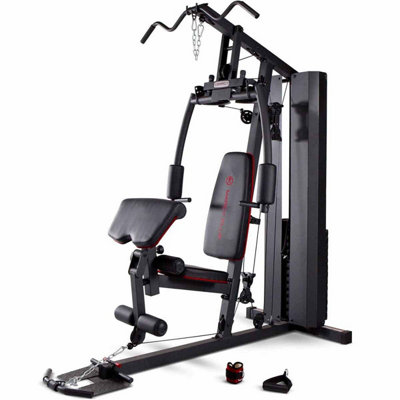 Marcy MKM-81010 Multi Gym Home Gym with High & Low Pulley, 134kg Weight ...