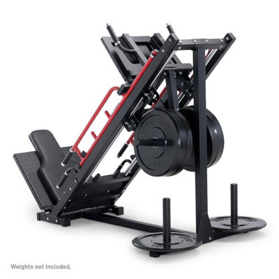 Marcy MWM-0418 Leg Press & Hack Squat Machine 2-in-1 Multi Gym with ...