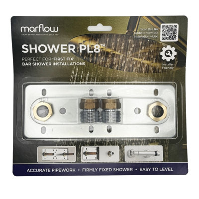 Marflow Shower PL8 - Bar Shower Fixing Plate