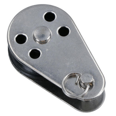 Marine Pulley Block with Removable Pin 26mm D Nylon Wheel Stainless ...