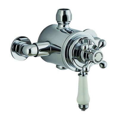 Mark Vitow TMV6 Exposed Victorian Thermostatic Shower Mixer | DIY at B&Q