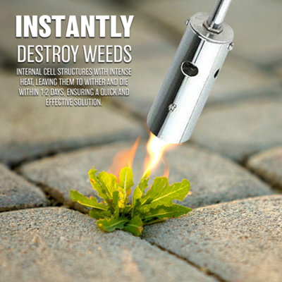 Marksman Weed Wand Blowtorch Garden Patio Outdoor Weeds
