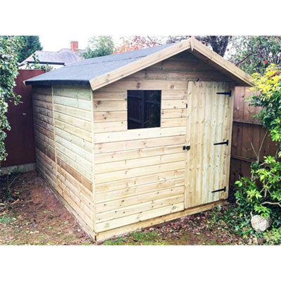 Marlborough - 10 x 8 Garden Shed Premier Pressure Treated T&G APEX ...