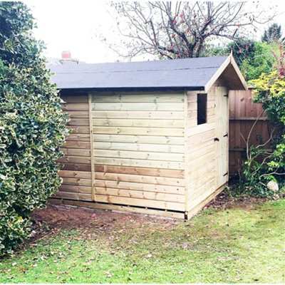 Marlborough - 10 x 8 Garden Shed Premier Pressure Treated T&G APEX ...