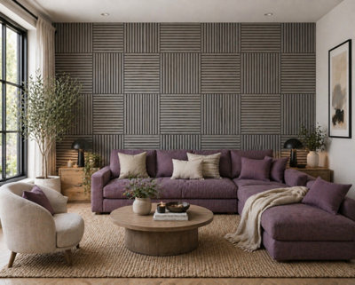 Marlborough - Pack of 16 (Total 32 Units) Acoustic Wood Wall Panel ...