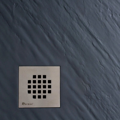Marmox Decotray - Slate Grey - 1850 x 900 x 30mm - Offset Drain