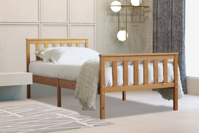 Marnel 3ft Single Oak Bed Frame | DIY at B&Q