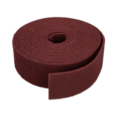 Maroon. Very Fine 100mm x 10 metre Surface conditioning non-woven ...