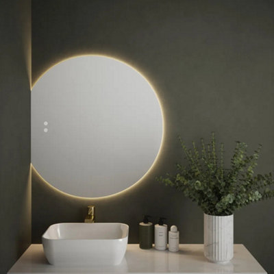 Marseille Tunable LED Frameless Mirror - 800 x 750 x 30mm IP44 Rated ...