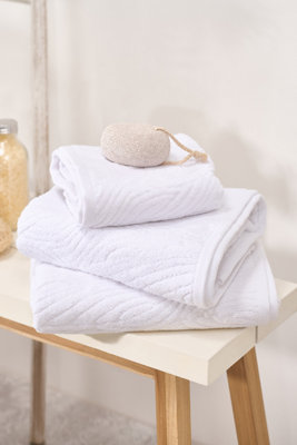 Martex Eco Pure 100% Cotton 650gsm Jacquard Bath Sheet