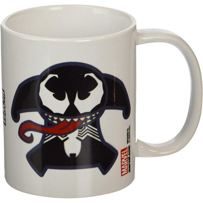 Marvel Kawaii Venom Mug White/Black (One Size) | DIY at B&Q