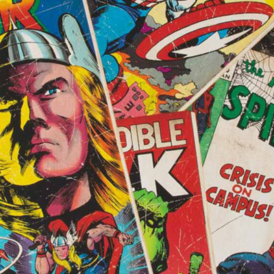 Marvel Retro Cover Story Wallpaper