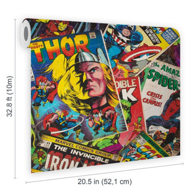 Marvel Retro Cover Story Wallpaper