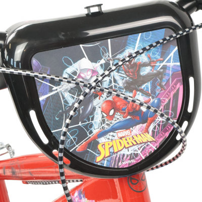 MARVEL SPIDER-MAN 14" CHILDREN'S BICYCLE WITH TRAINING WHEELS