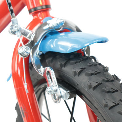 MARVEL SPIDER-MAN 14" CHILDREN'S BICYCLE WITH TRAINING WHEELS