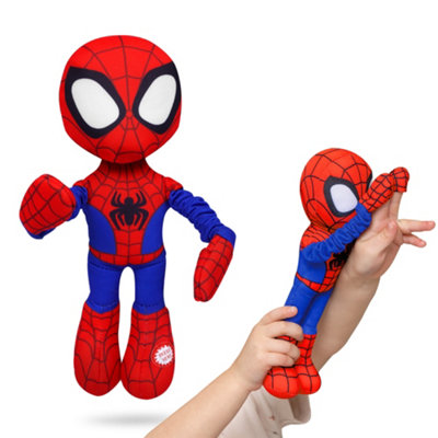 Marvel Spidey and His Amazing Friends Slingshot Plush Spider Man Toy ...
