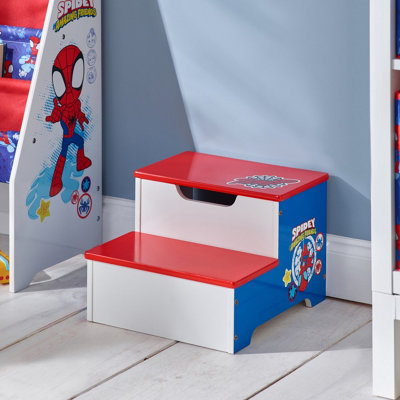 Marvel Spidey and His Amazing Friends Step Stool for Kids, Double Step ...