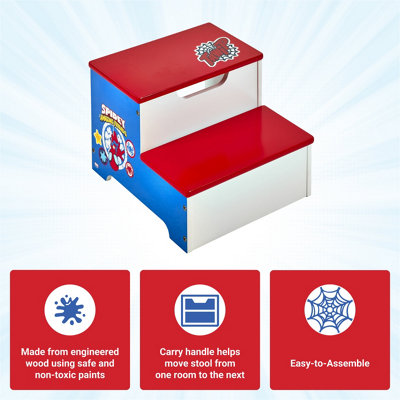 Marvel Spidey and His Amazing Friends Step Stool for Kids, Double Step ...