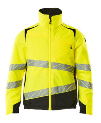 Mascot Accelerate Safe Winter Jacket with CLIMascot (Hi-Vis Yellow/Black) (XXXX Large)