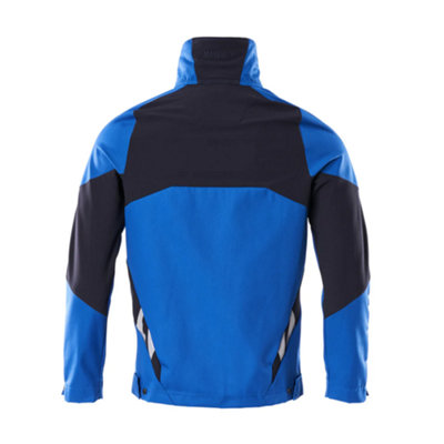Mascot Accelerate Work Jacket with Stretch Zones (Azure Blue/Dark Navy ...