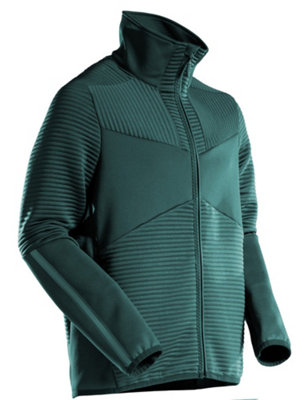 Mascot Customized Microfleece with Zipper (Forest Green) (Small)