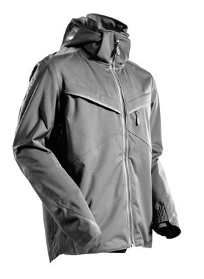 Mascot Customized Outer Shell Jacket (Stone Grey) (Large)