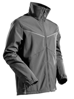 Mascot Customized Softshell Jacket (Stone Grey) (Large)