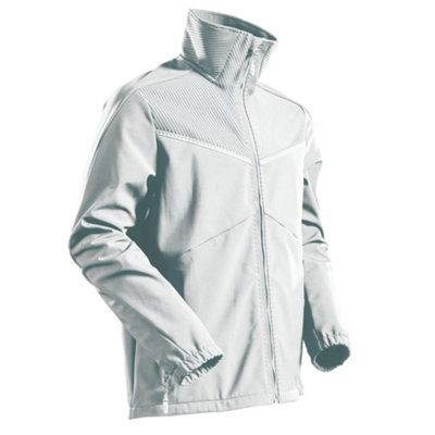 Mascot Customized Softshell Jacket (White) (Medium)