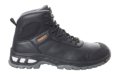 MASCOT FOOTWEAR MID SAFETY BOOTS S3 (BLACK) (UK 10.5)