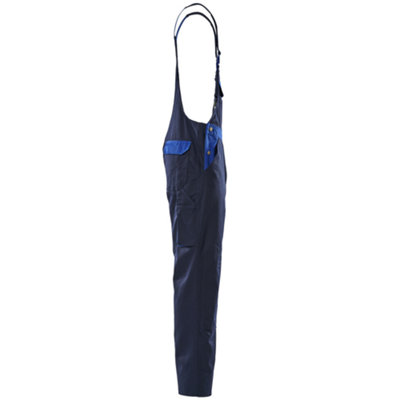 Mascot Image Monza Bib & Brace (Navy/Royal Blue) (30.5) (Leg Length - Long)