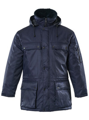 Mascot Originals Quebec Parka Jacket (Navy Blue) (X Small) | DIY at B&Q