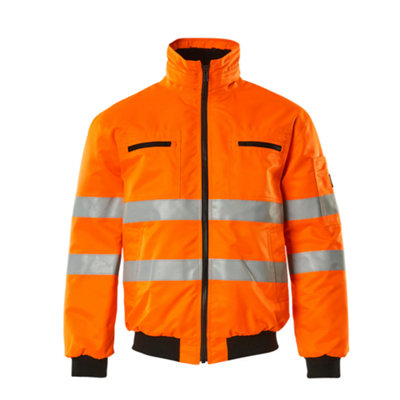 Mascot Safe Arctic St Moritz Pilot Jacket (Hi-Vis Orange) (Medium)