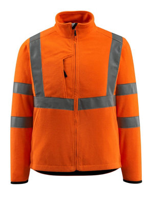 Mascot Safe Light Mildura Fleece Jacket (Hi-Vis Orange) (Medium) at B&Q