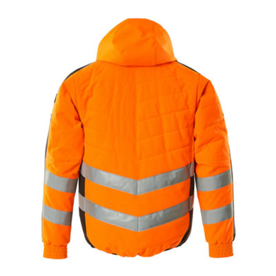 Mascot Safe Supreme Dartford Thermal Jacket (Hi-Vis Orange/Dark ...