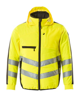 Mascot Safe Supreme Dartford Thermal Jacket (Hi-Vis Yellow/Dark ...