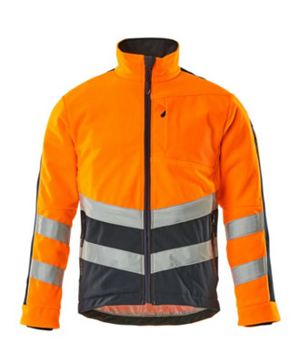 Mascot Safe Supreme Sheffield Fleece Jacket (Hi-Vis Orange/Dark Navy ...