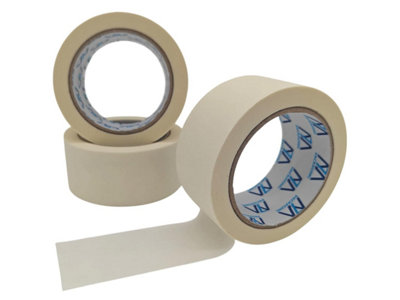 Masking Tape for Decorators and Painters, 24mm/48mm x 30m, 140 Microns ...
