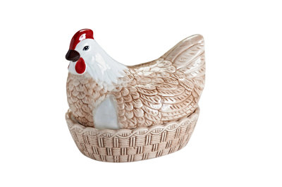 Mason Cash Hen Egg Storage Holder Nest Basket - Rise and Shine