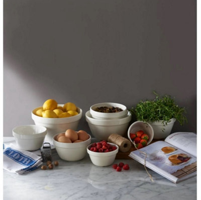 Mason Cash Off White Pudding Basin Baking Mixing Bowl 20cm 1.75 Litre