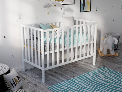 Mason Scandinavian Style Baby Cot 120x60cm | DIY at B&Q