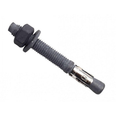 Masonmate Galvanised Through Bolt Galvanised (M12 x 100mm (25))