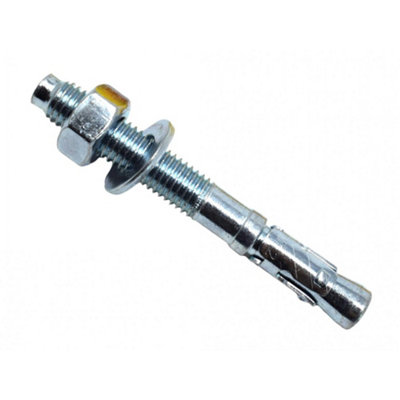 Masonmate Zinc Plated Through Bolt Zinc Plated (M12 x 100mm (50))