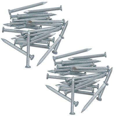 Masonry Hardened Wall Nails For Brick Block Concrete 3mm x 38mm 46 Pack