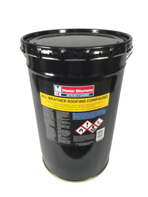 Master Bitumens All Weather Roof Compound Black Bitumen Waterproof Roof ...